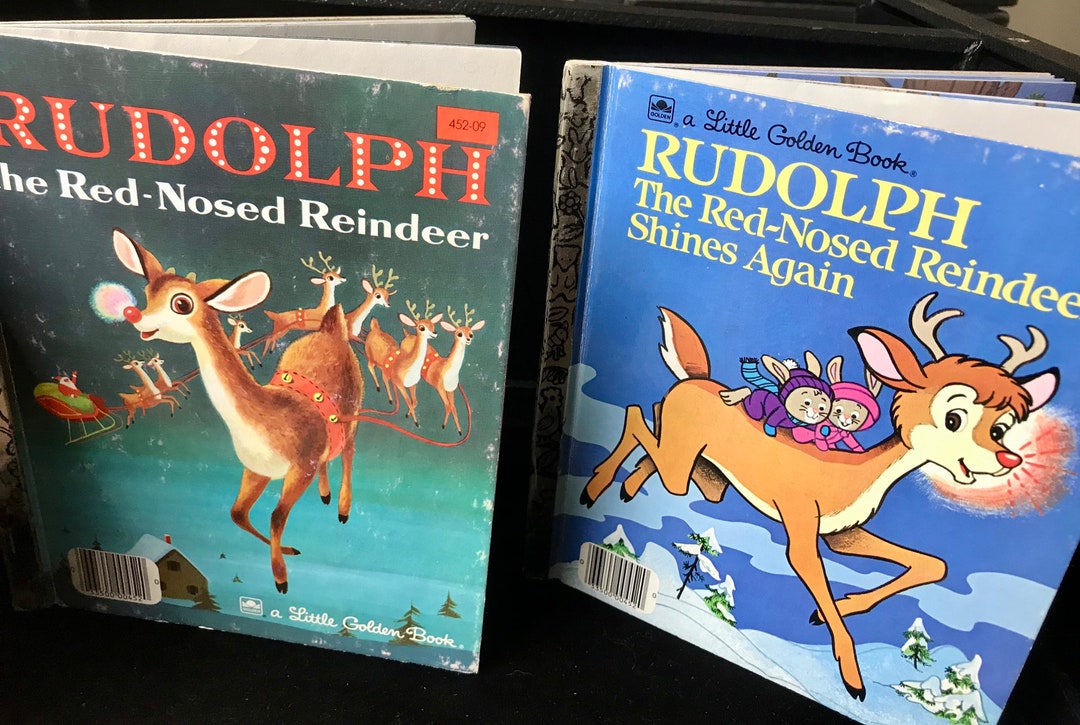 Vintage Children’s Books. Rudolph the Red-nosed Reindeer & Rudolph the ...