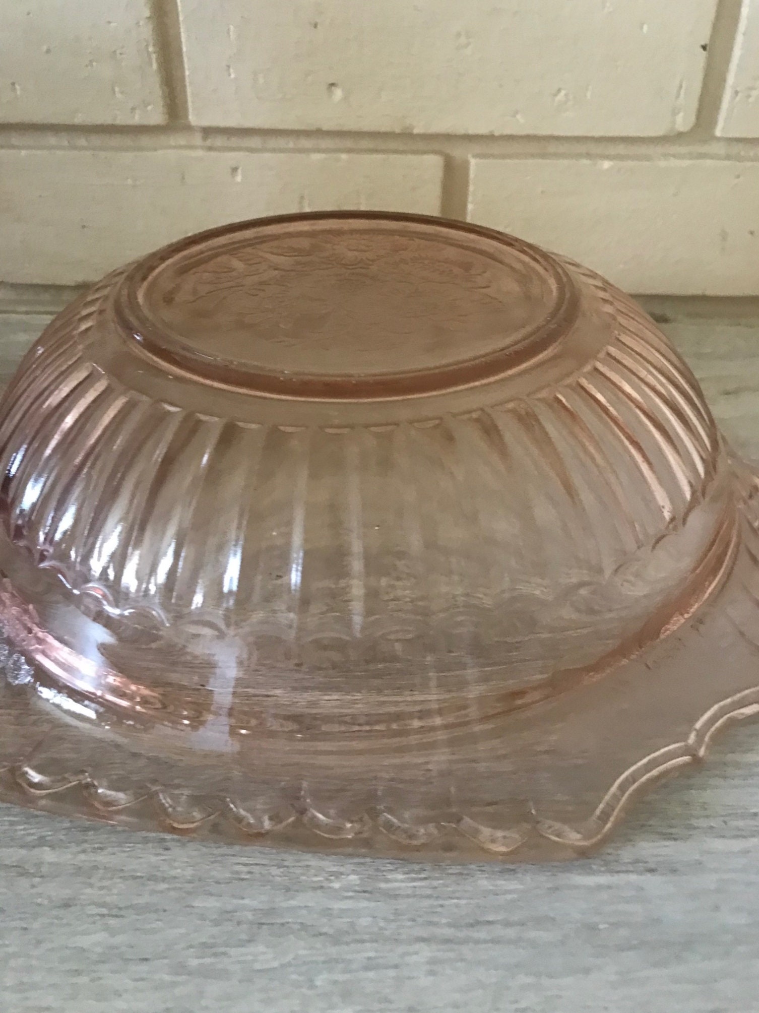 Vintage Depression Glass, Pink Depression Glass, Mid Century Glassware ...