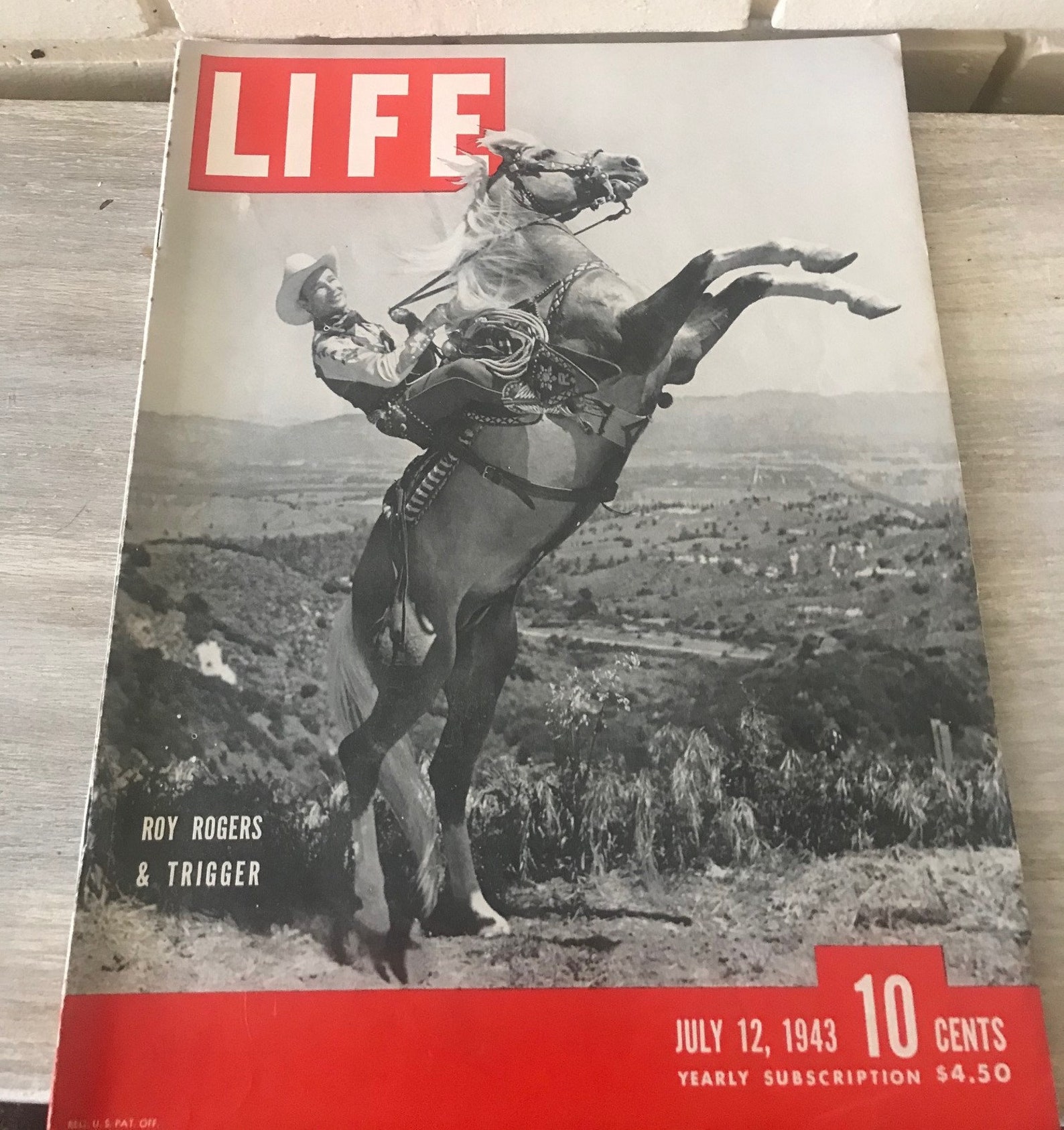 Vintage Roy Rogers Life Magazine Two Laminated Pages Roy - Etsy