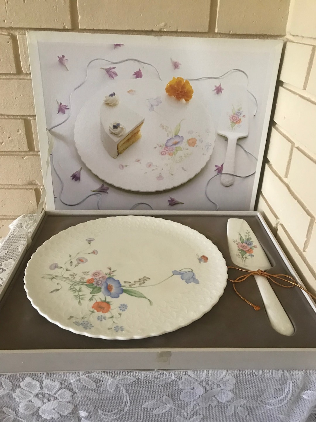 Mikasa Bone China, Cake Plate and Server, Fine China, Mikasa China. - Etsy