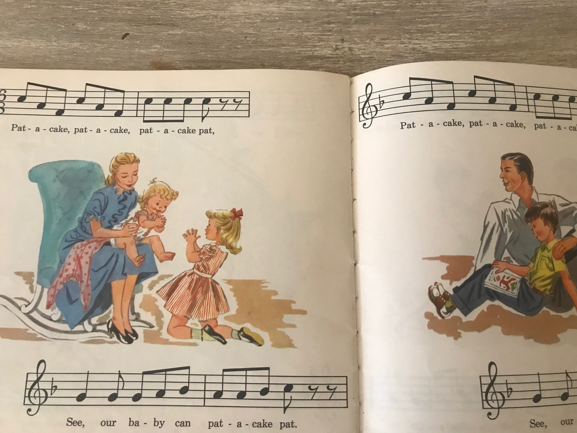 Vintage Child Song Book Singing All the Day 49 and 50's | Etsy