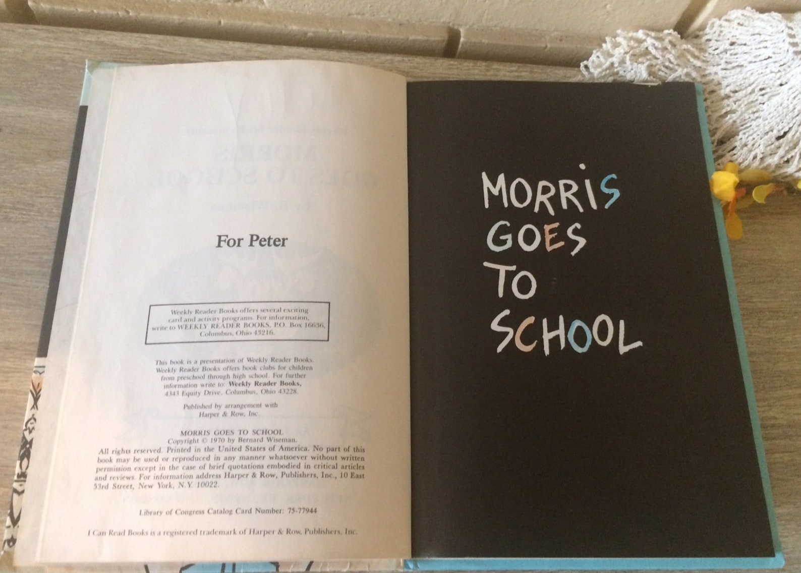 Vintage Children Book, Morris Goes to School, Books, Movies and Music ...