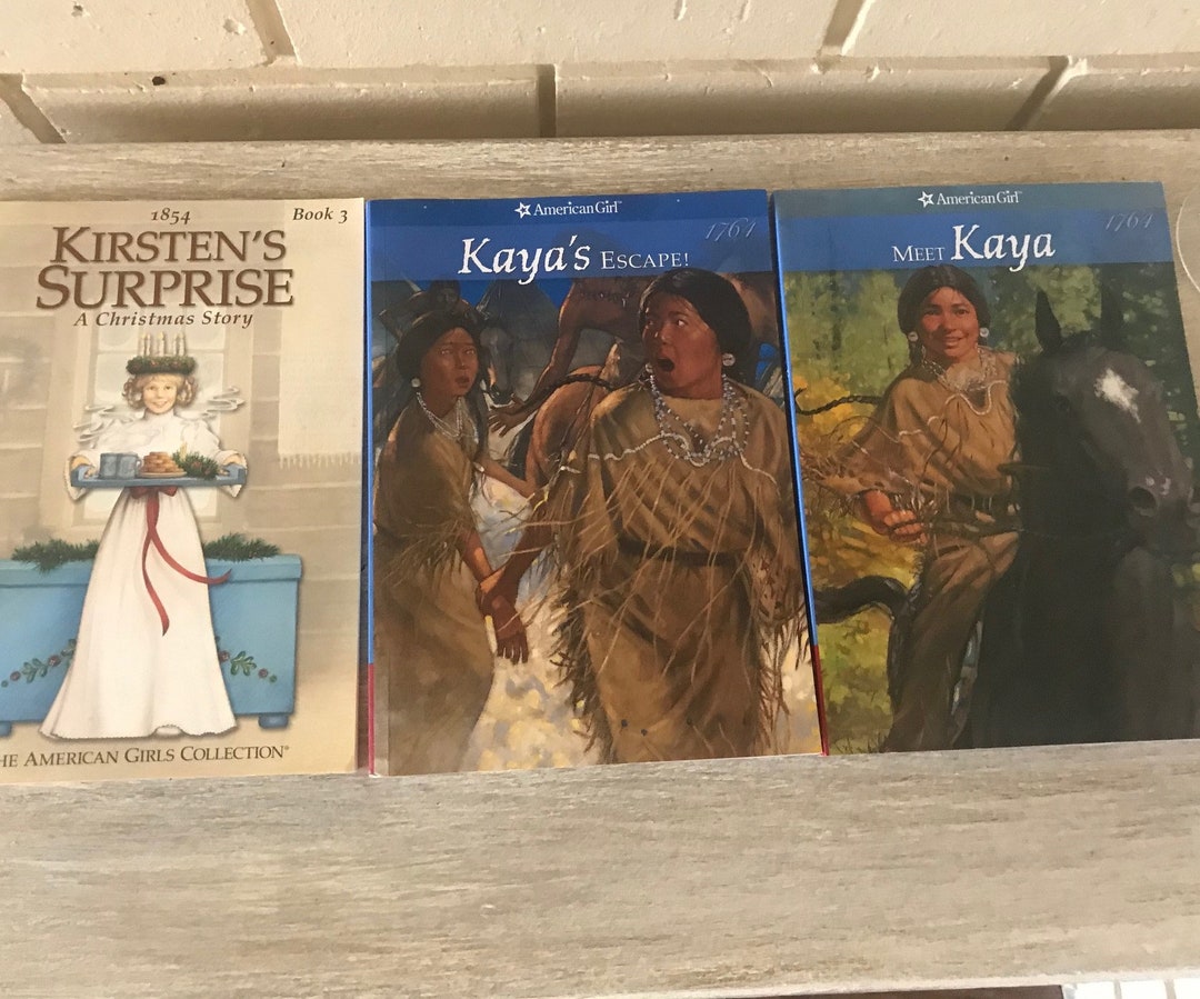 Vintage American Girl Books, Meet Kaya, Kirsten's Surprise, and Kaya's ...