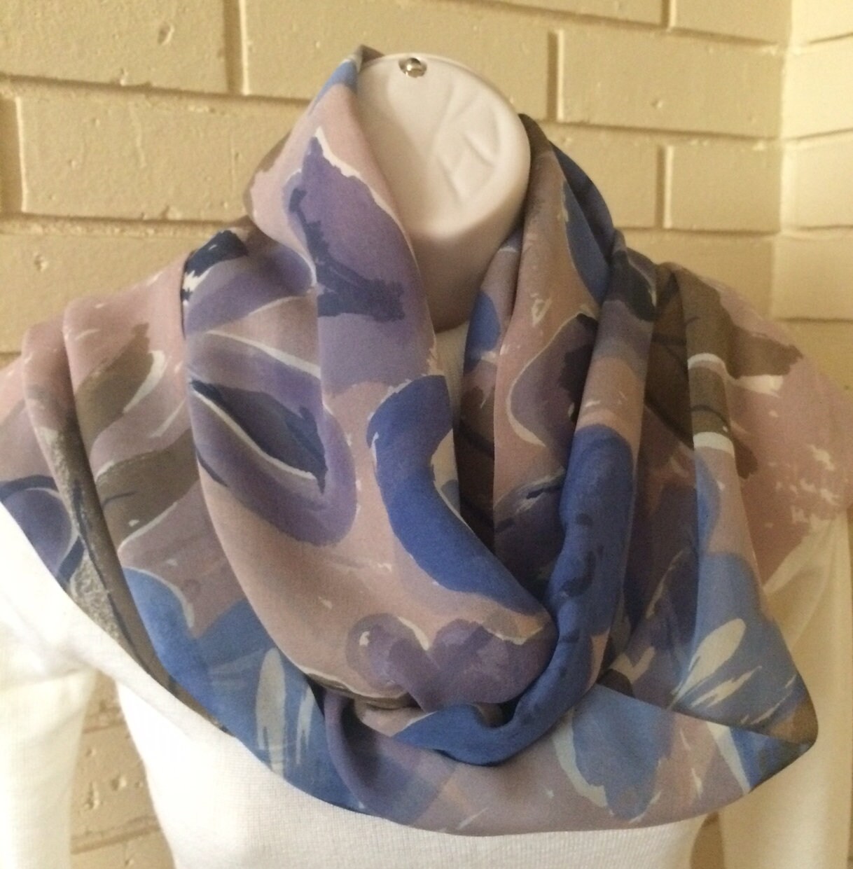 Vintage Silk Scarf, Vena Silk Scarves, Scarves and Wraps, Home and ...