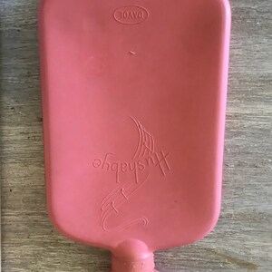 Vintage Davol Baby Hot Water Bottle, Hush a Bye Pink Rubber Bottle, in ...
