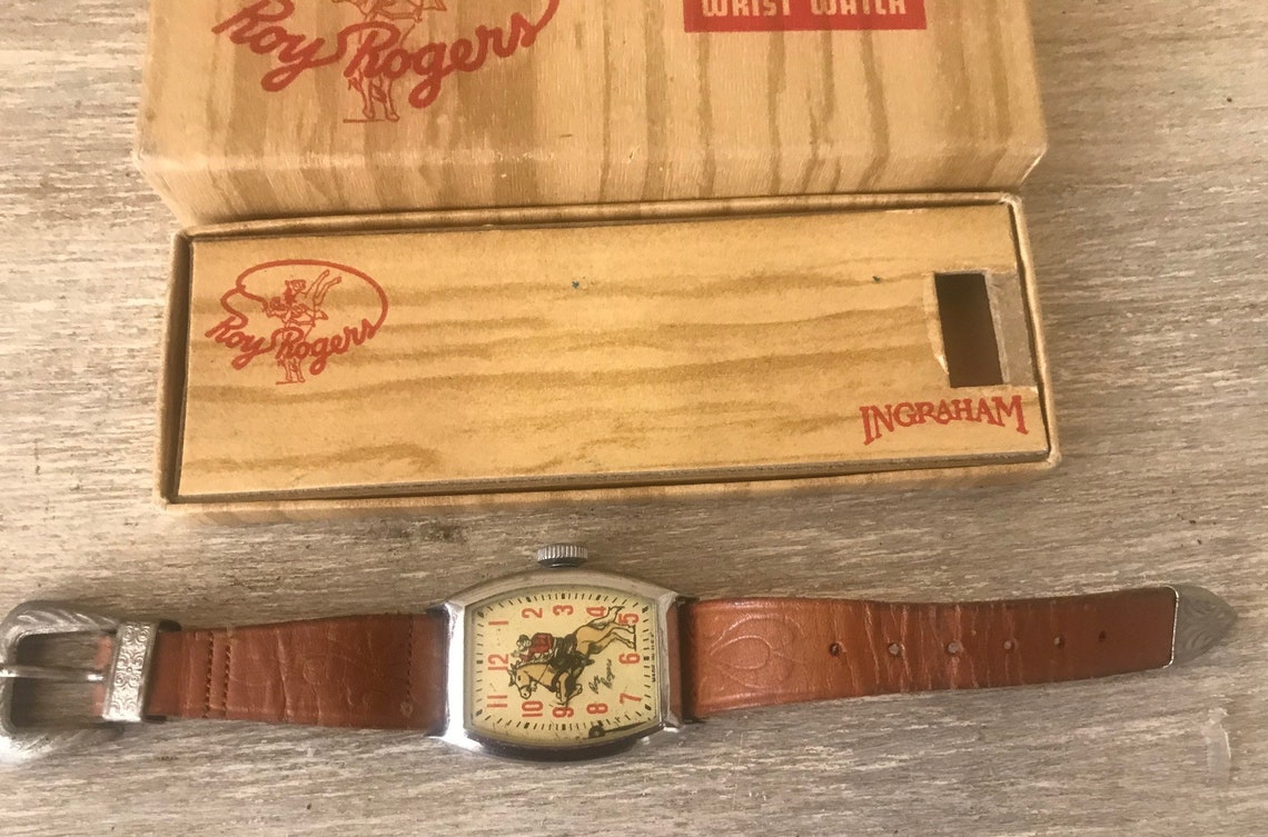 Vintage Roy Rogers Wrist Watch by Ingraham 50's era | Etsy