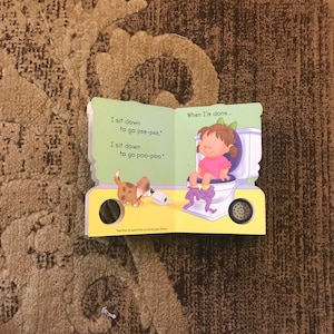 Vintage Book, Children's Book, It's Potty Time, Has Flush Sound and ...
