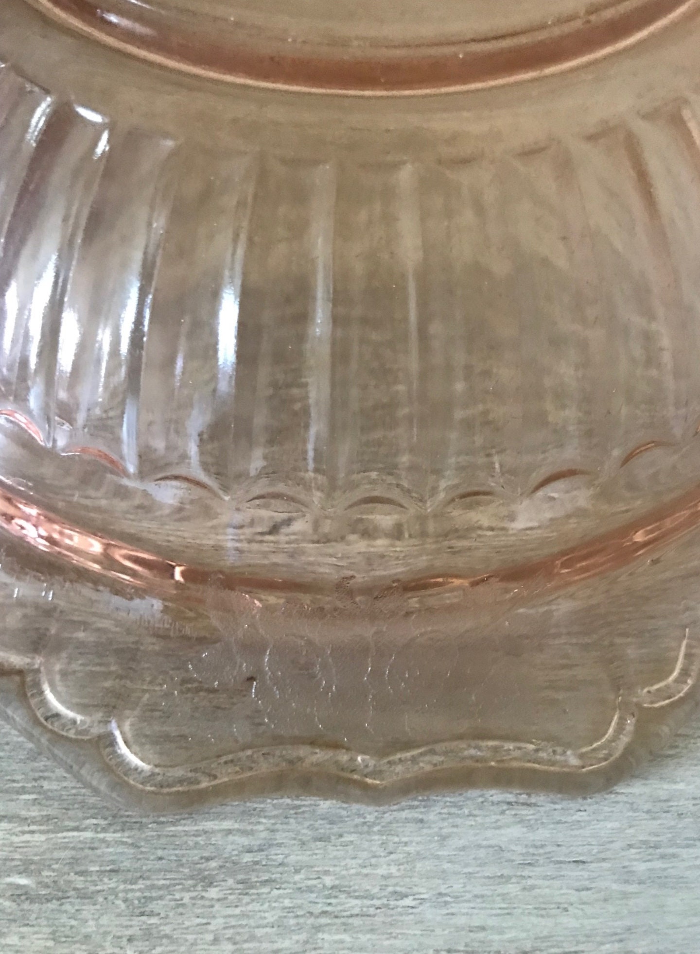 Vintage Depression Glass, Pink Depression Glass, Mid Century Glassware ...