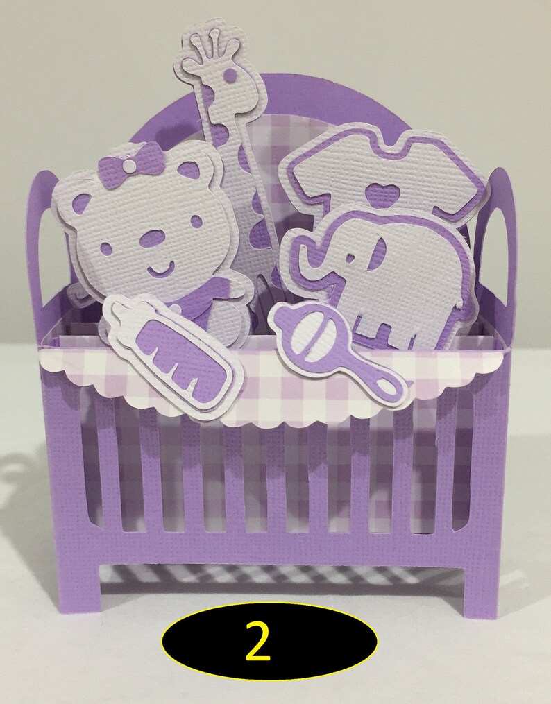 Handmade Baby Crib Cards | Etsy