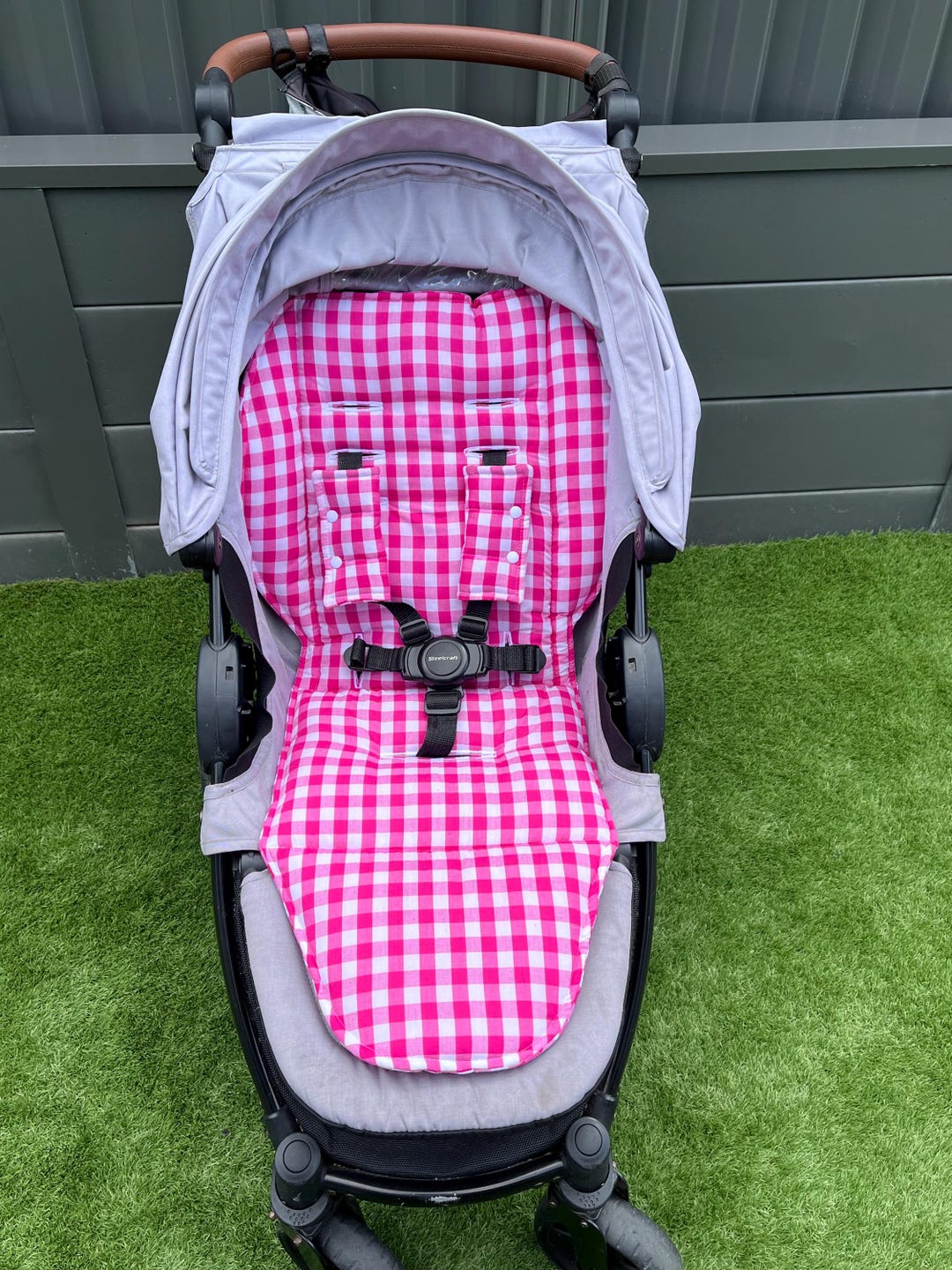Handmade Gingham Pram Liner, Universal Baby Pushchair Liner - Etsy