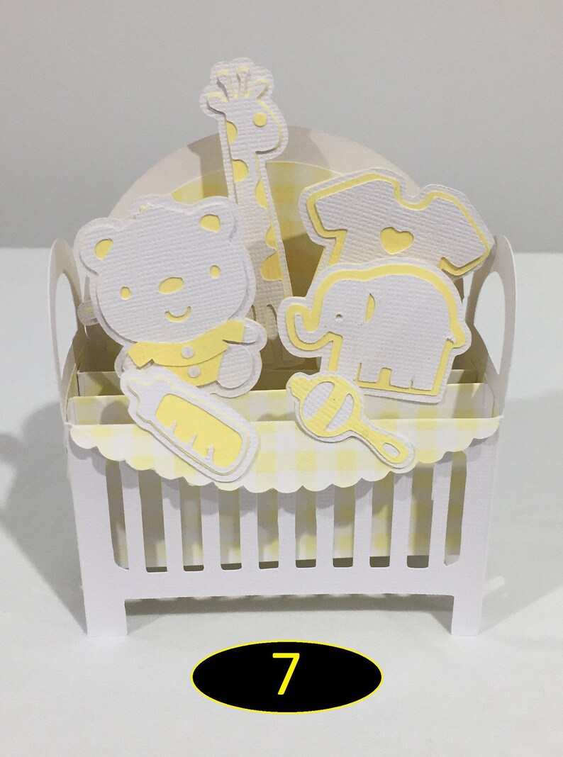 Handmade Baby Crib Cards | Etsy