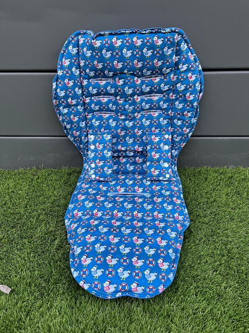 Handmade Pram Liner: Universal Cotton Pushchair Liner With Shoulder ...