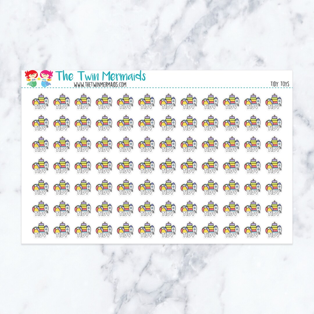 Tidy Toys Planner Stickers - Etsy