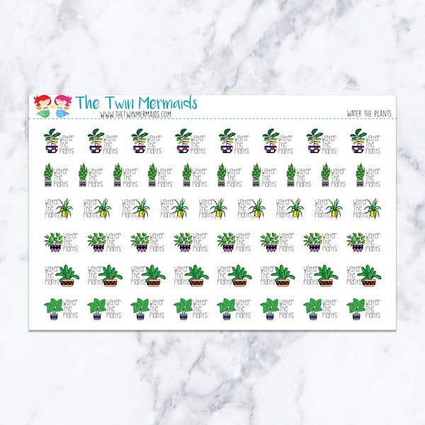 Water Plants Stickers - Etsy