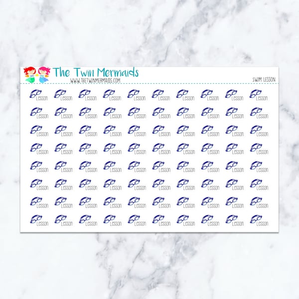 Swim Stickers - Etsy