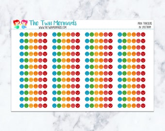 Pain Rating Planner Stickers Pain Faces Stickers Pain - Etsy