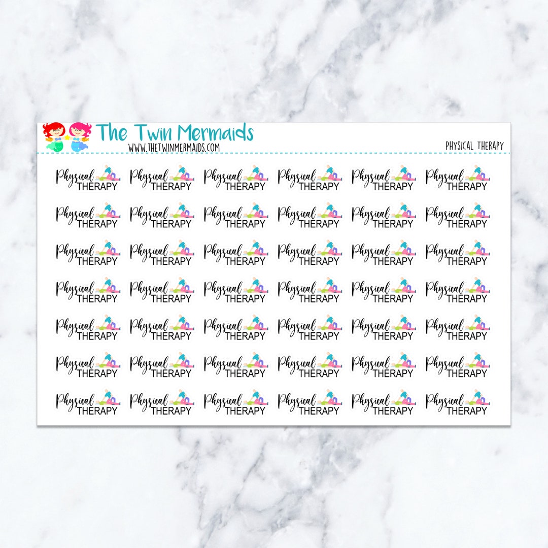 Physical Therapy Planner Stickers - Etsy