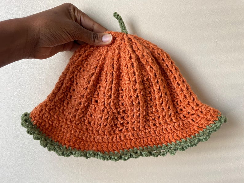 Cozy Pumpkin Crochet Hat DIGITAL Pattern | Cute Crochet Bucket Hat for ...