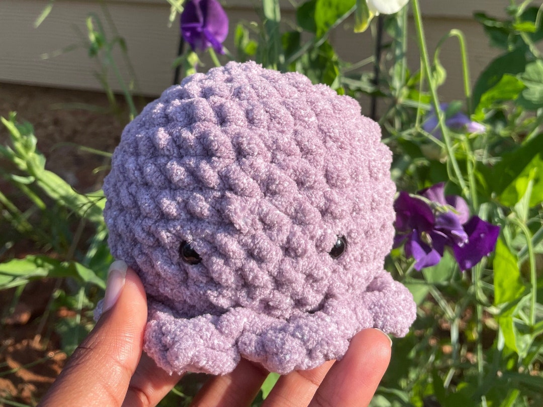 Soft Crochet Octopus Plushie | Emotional Support Octopus for Gifts ...