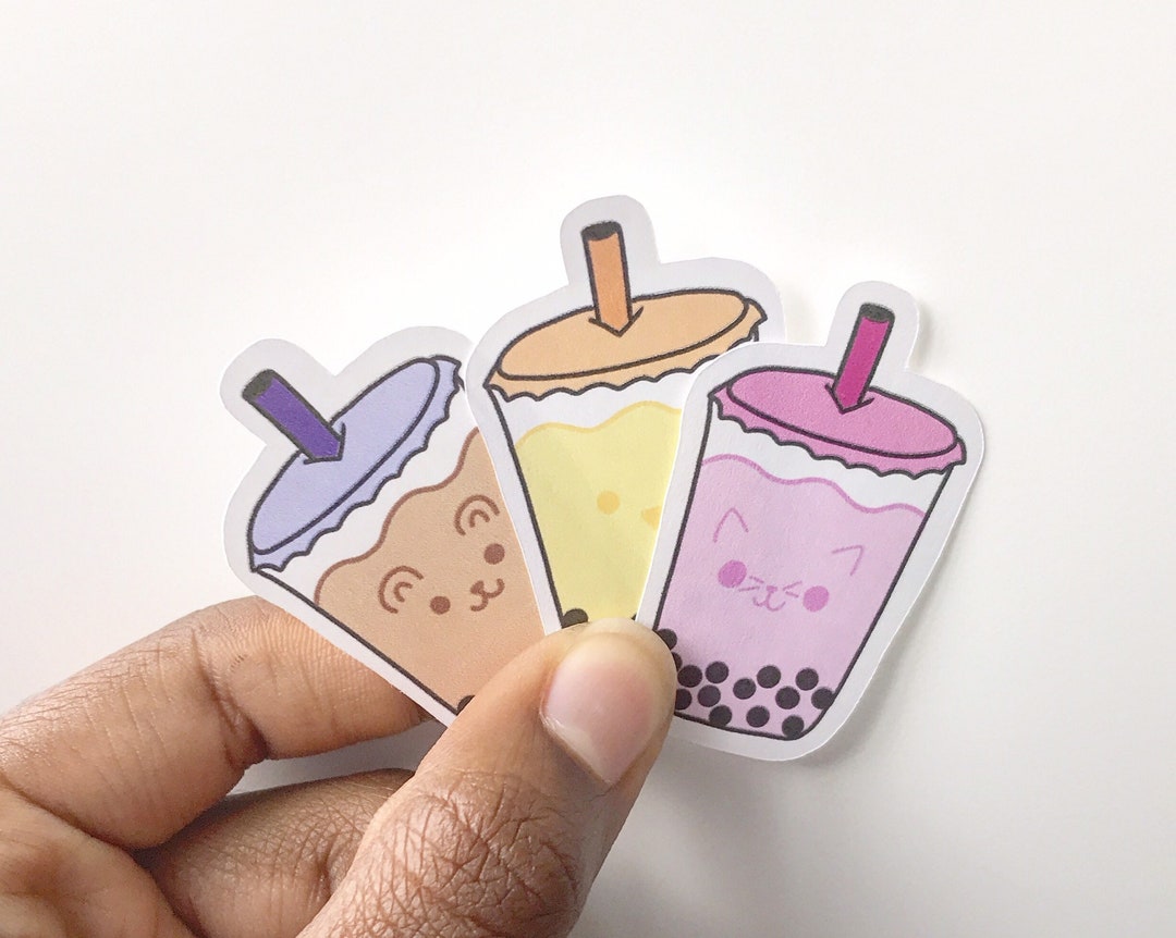 Cute Boba Animal Stickers for Planner/bullet Journal/travelers Notebook ...