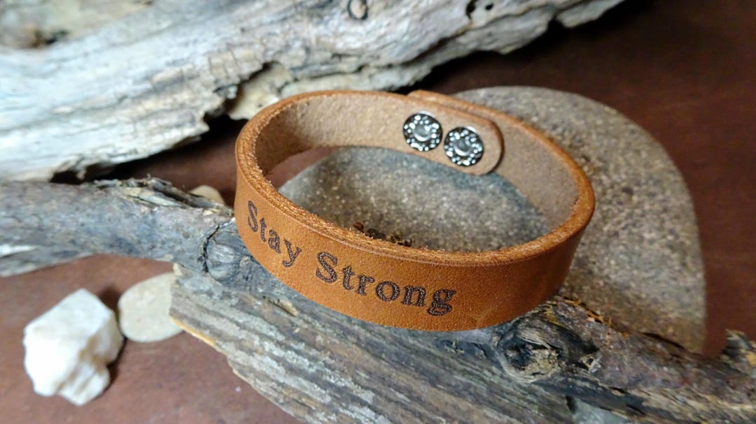High Quality Handmade Leather Bracelets - Custom Leather Engraved ...
