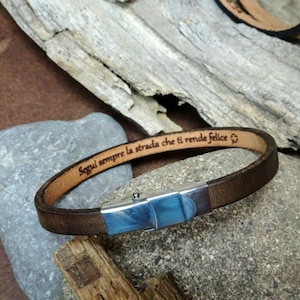 5mm Thin Secret Message Bracelet, Hidden Message, Personalised Real ...