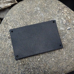 Rectangle Shape Leather Patch, Custom Leather Patch, Leather Name Tag ...