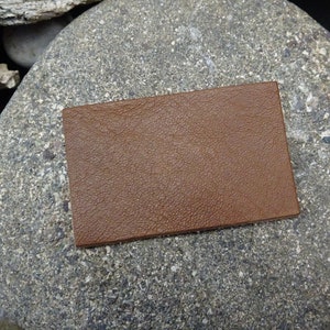 Rectangle Shape Leather Patch, Custom Leather Patch, Leather Name Tag ...
