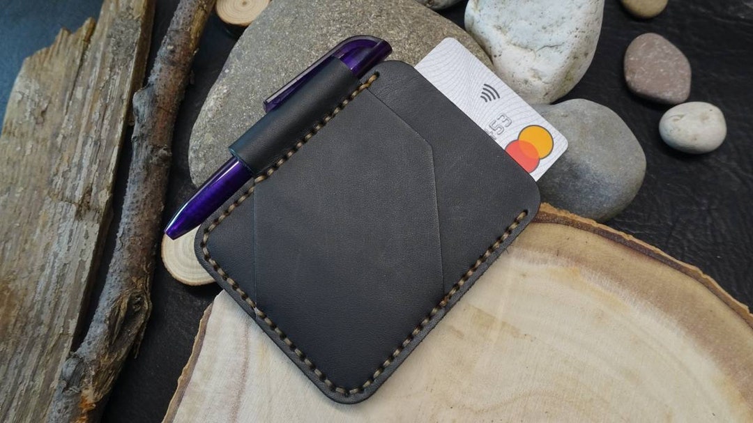 Wallet With Pen Holder | Minimalist Wallet | Wallet With Fisher Space ...