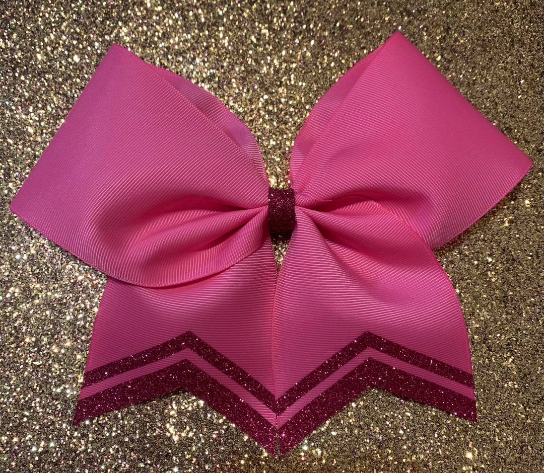 Pink Cheer Bow - Etsy