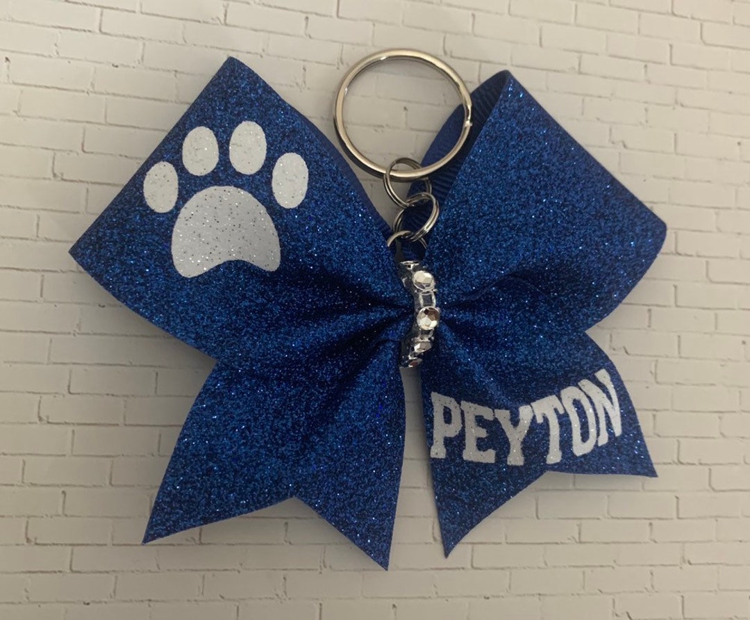 Cheer Keychain Bow - Etsy