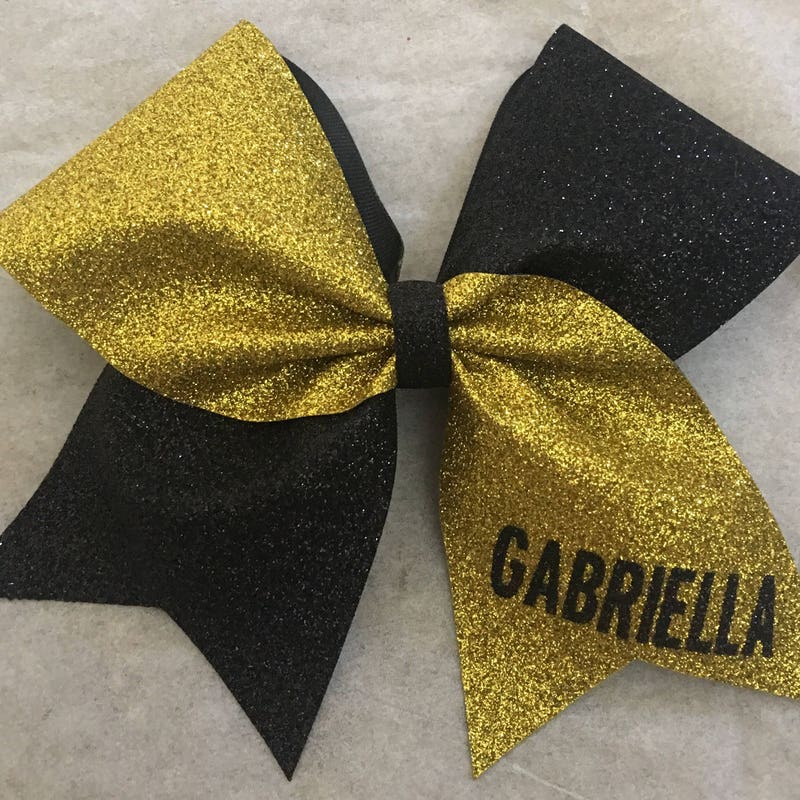 Gold Cheer Bow - Etsy
