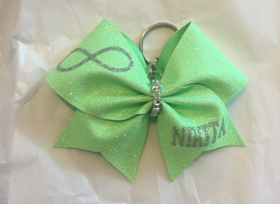 Cheer Bow Keychain - Etsy