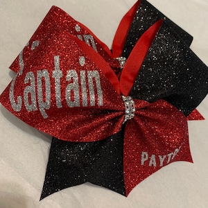 Captain Cheer Bow - Etsy