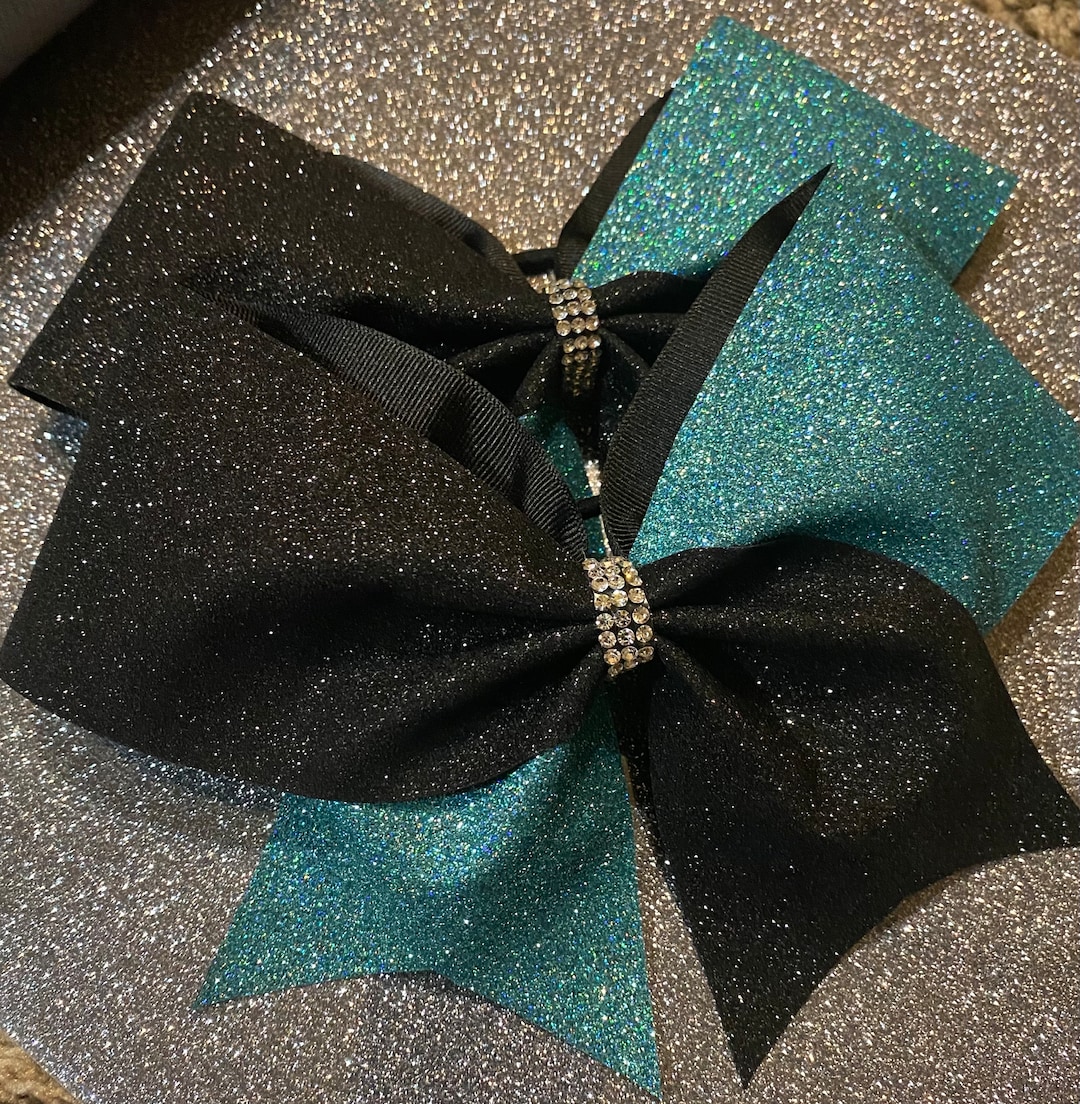 Black Cheer Bow - Etsy