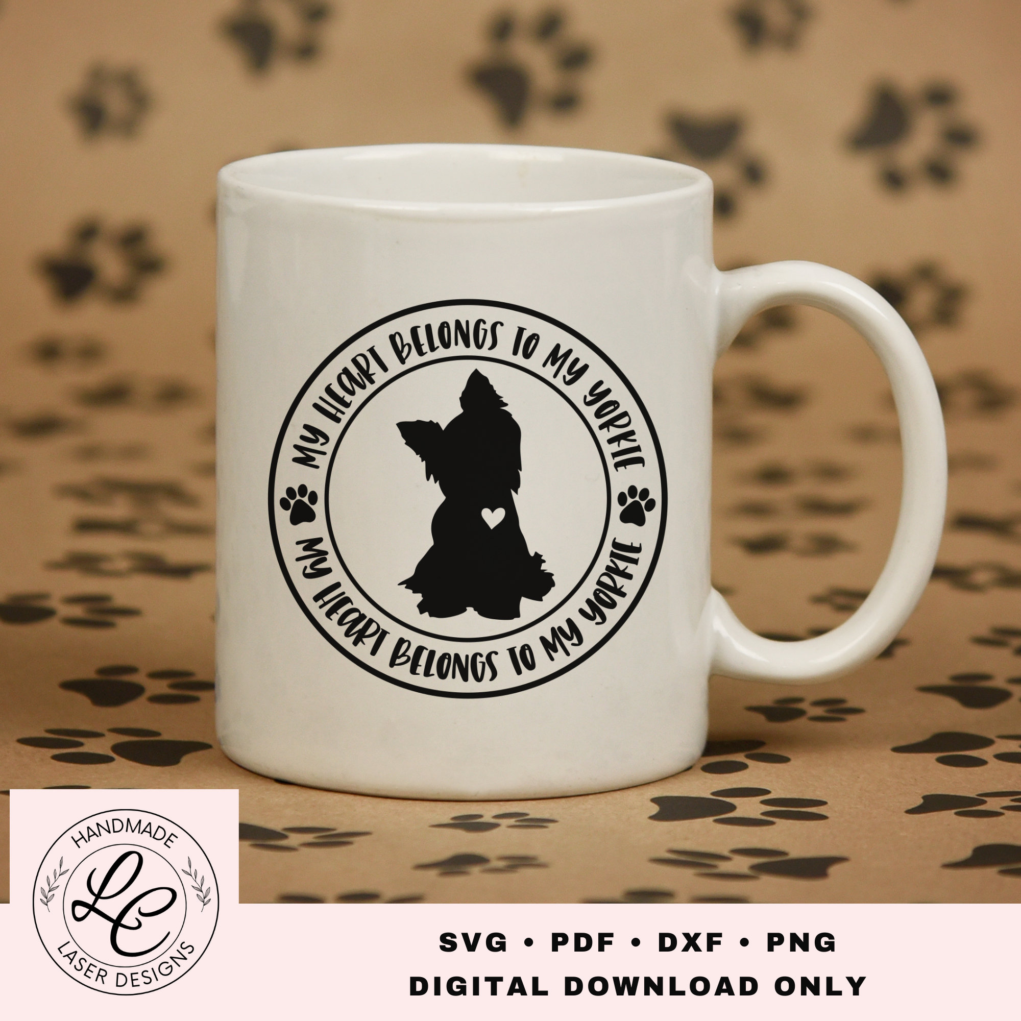 Yorkie Mom SVG Design Yorkie SVG Cut File Yorkie Cricut - Etsy