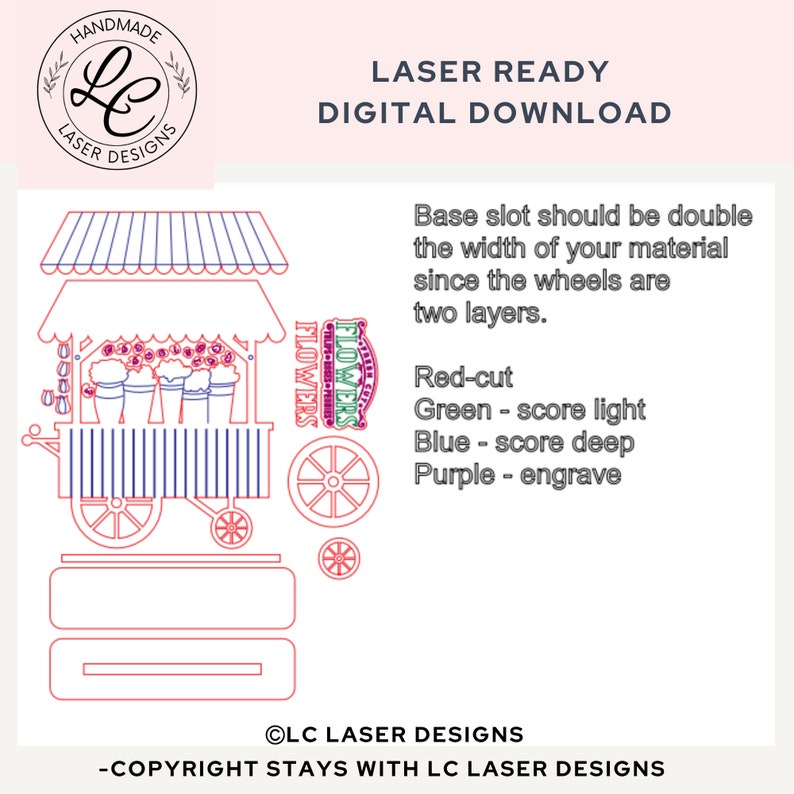 Spring Flower Cart Fresh Flowers SVG | Farmhouse Flower Market File ...
