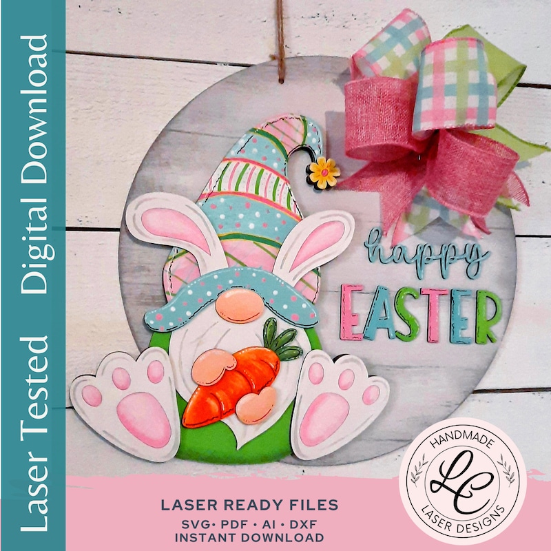 Easter Door Hanger Svg - Etsy