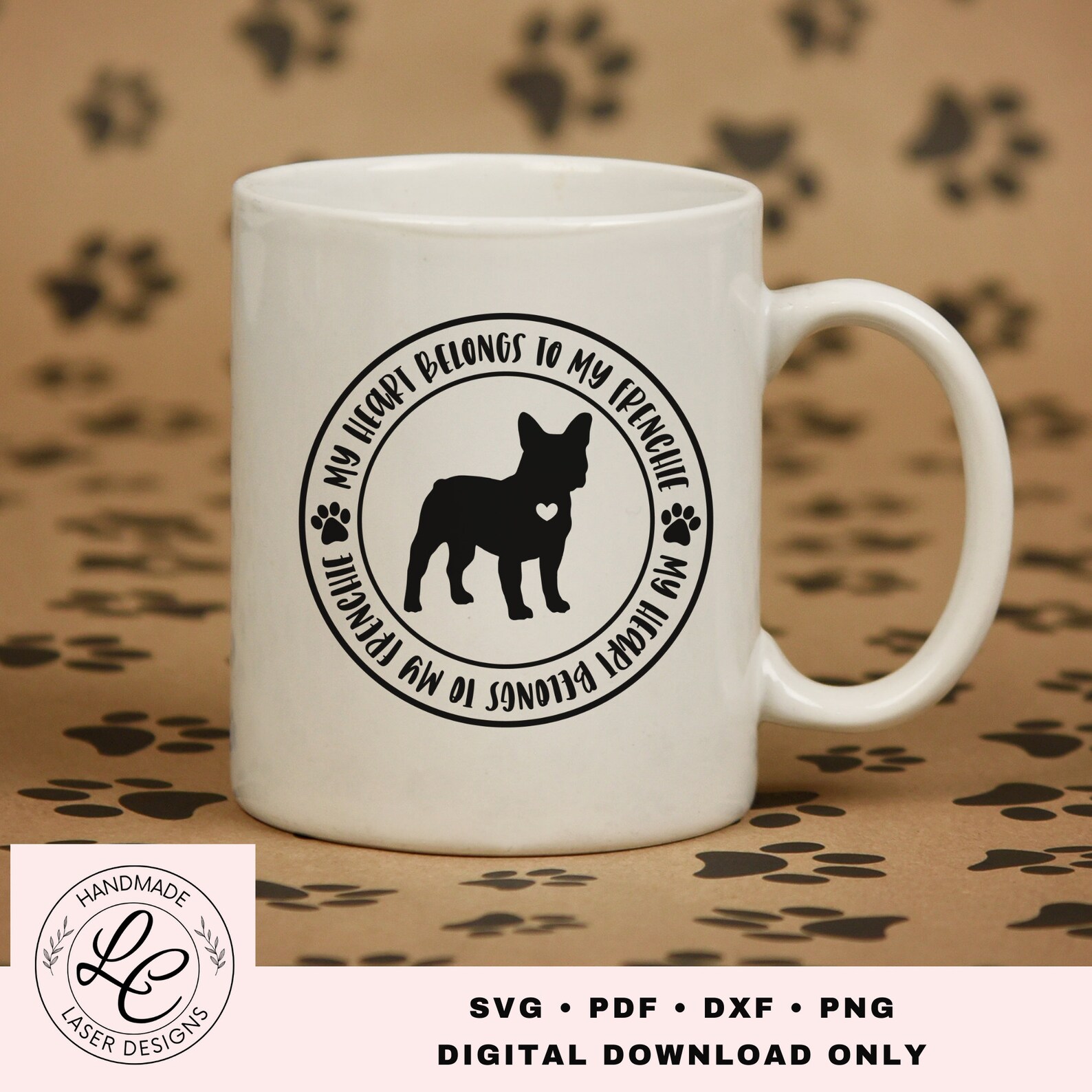 Frenchie Mom SVG Design Frenchie SVG Cut File French Bull Dog Cricut ...