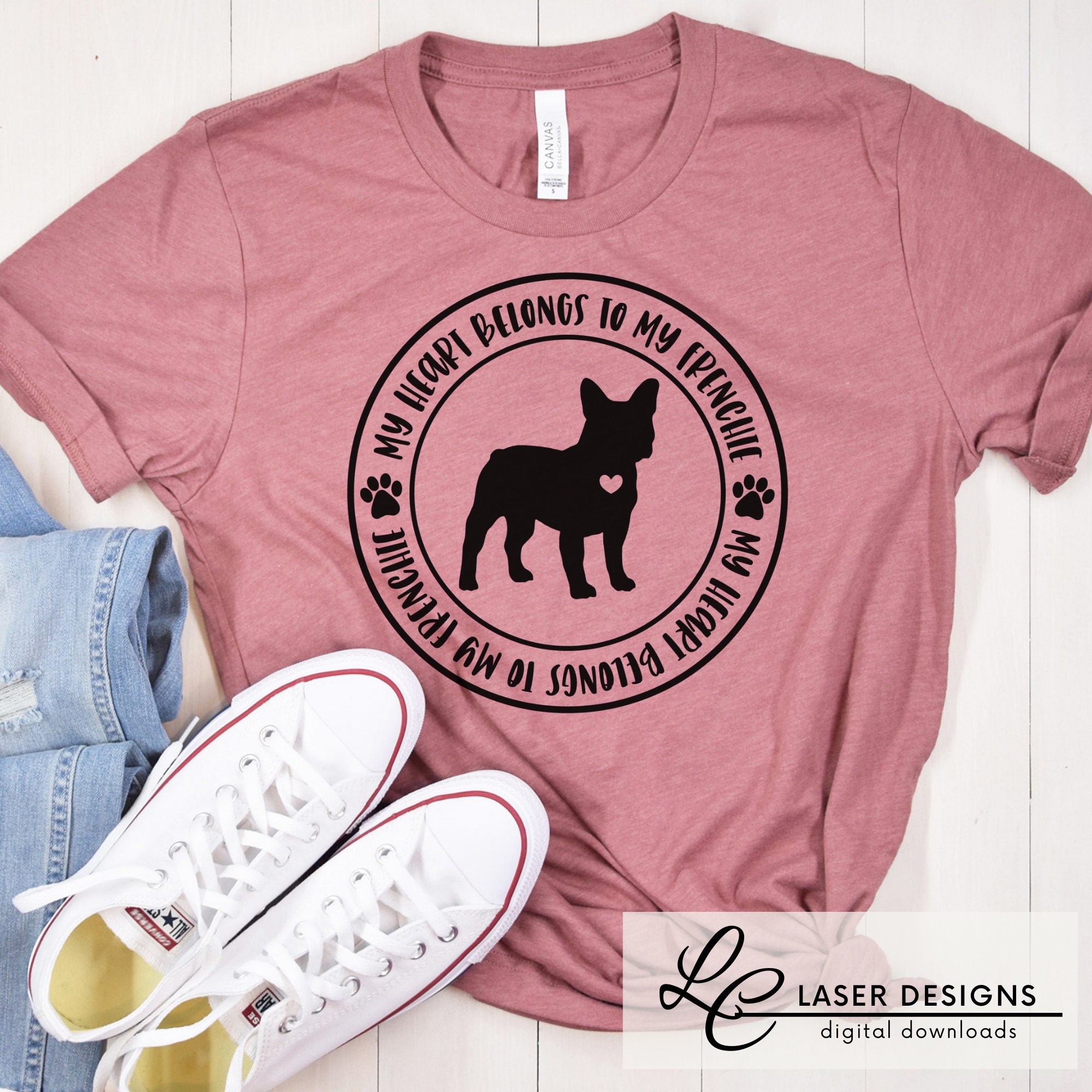 Frenchie Mom SVG Design Frenchie SVG Cut File French Bull Dog Cricut ...