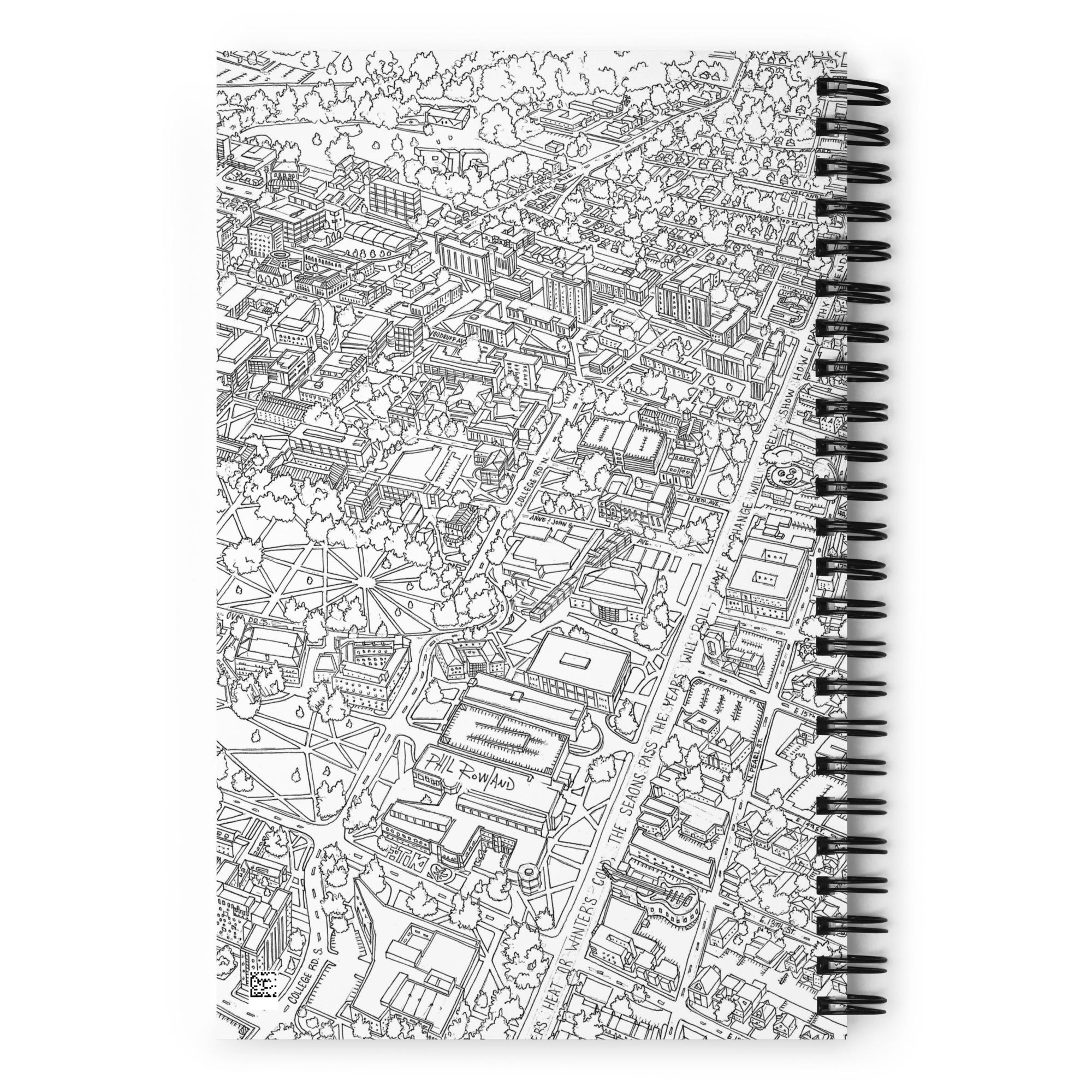 Columbus Ohio Campus Map Notebook - Etsy