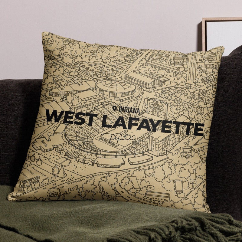 Indiana University Pillow - Etsy