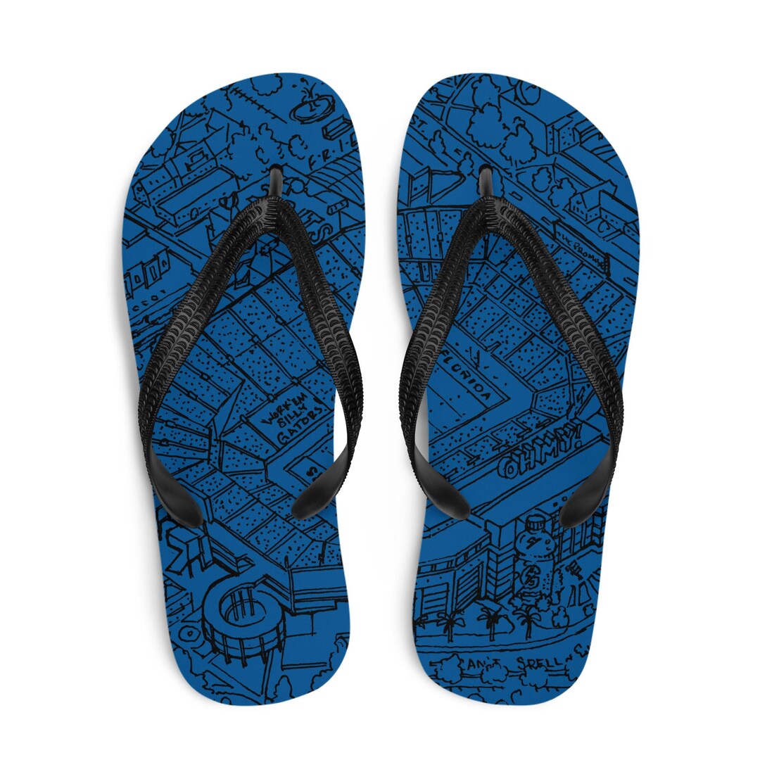 Gainesville, Florida Stadium Flip-flops - Etsy
