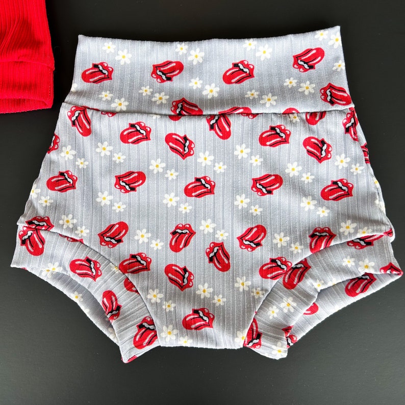 Bummies Band Rollingstones Tongue Tube Top Set for Baby Girl - Grey ...