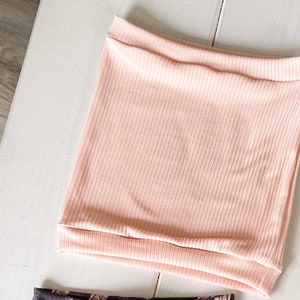 Ribbed Handmade Pink Tube Top for Baby Girl, Toddler Birthday First ...