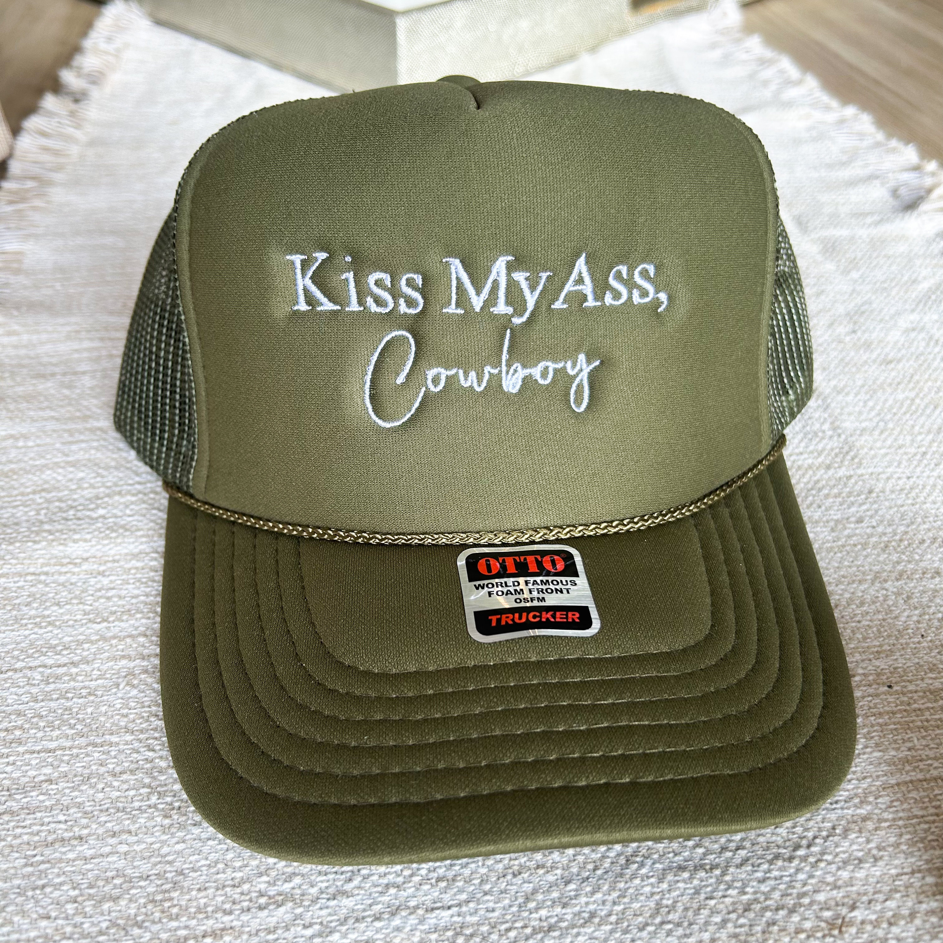Cowboy Embroidered Hat for Western Wear, Western Cowgirl Trucker Hat ...