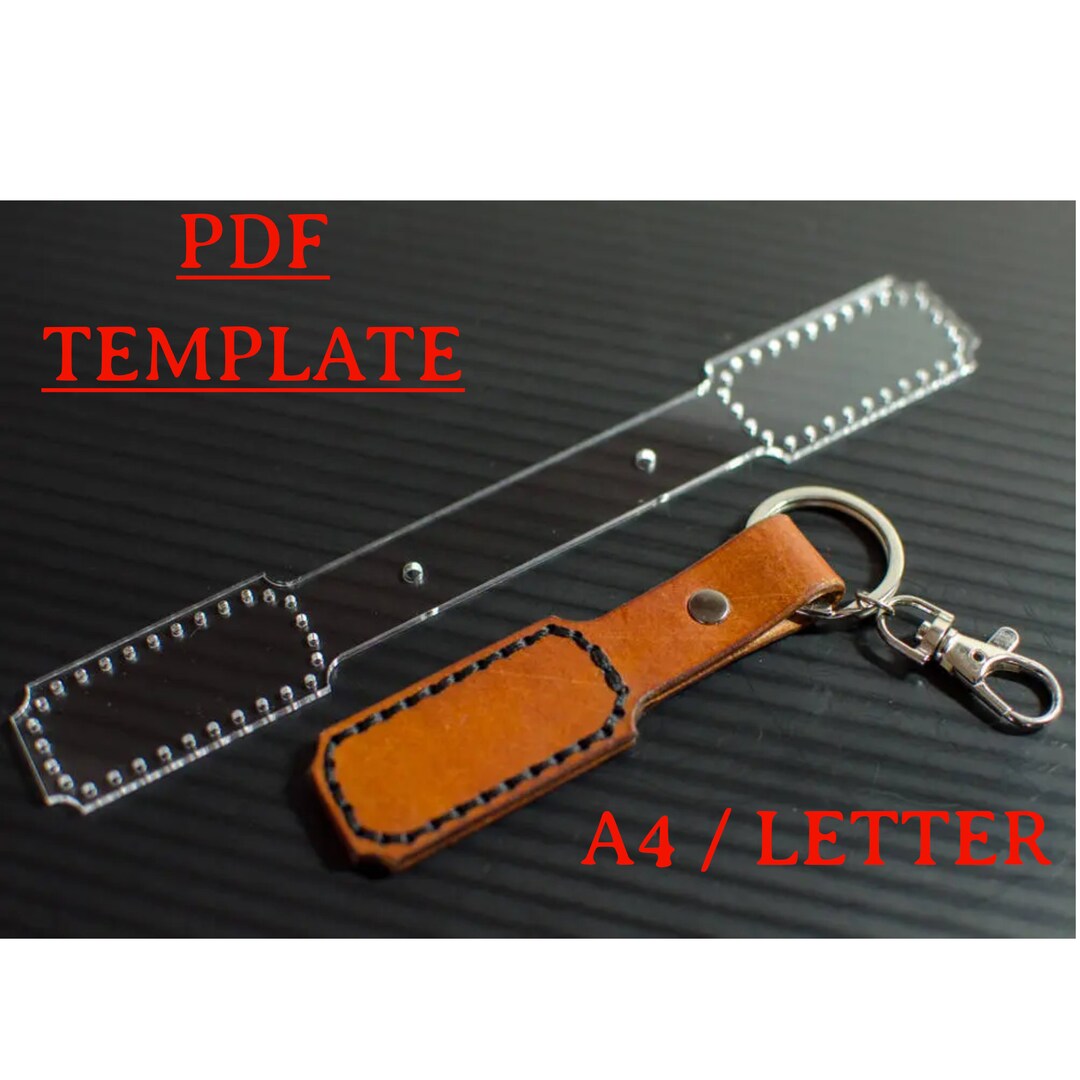PDF Movie Ticket Leather Key Chain Template - Etsy