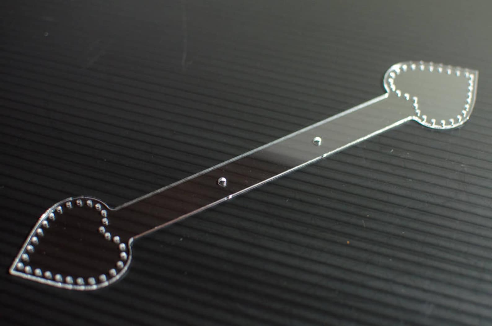 Heart Shaped Leather Keychain Template | Etsy