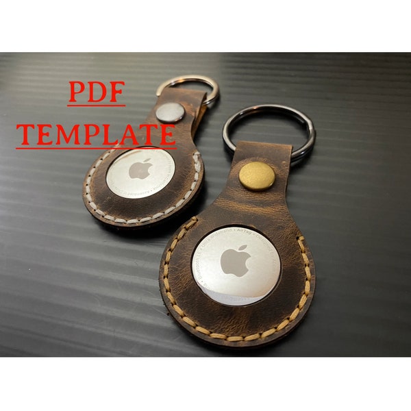 Leather Keychain Pattern - Etsy