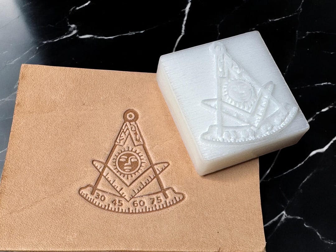 Masons Past Master Stamp, Leatherworking Stamp, Embossing Tool for ...